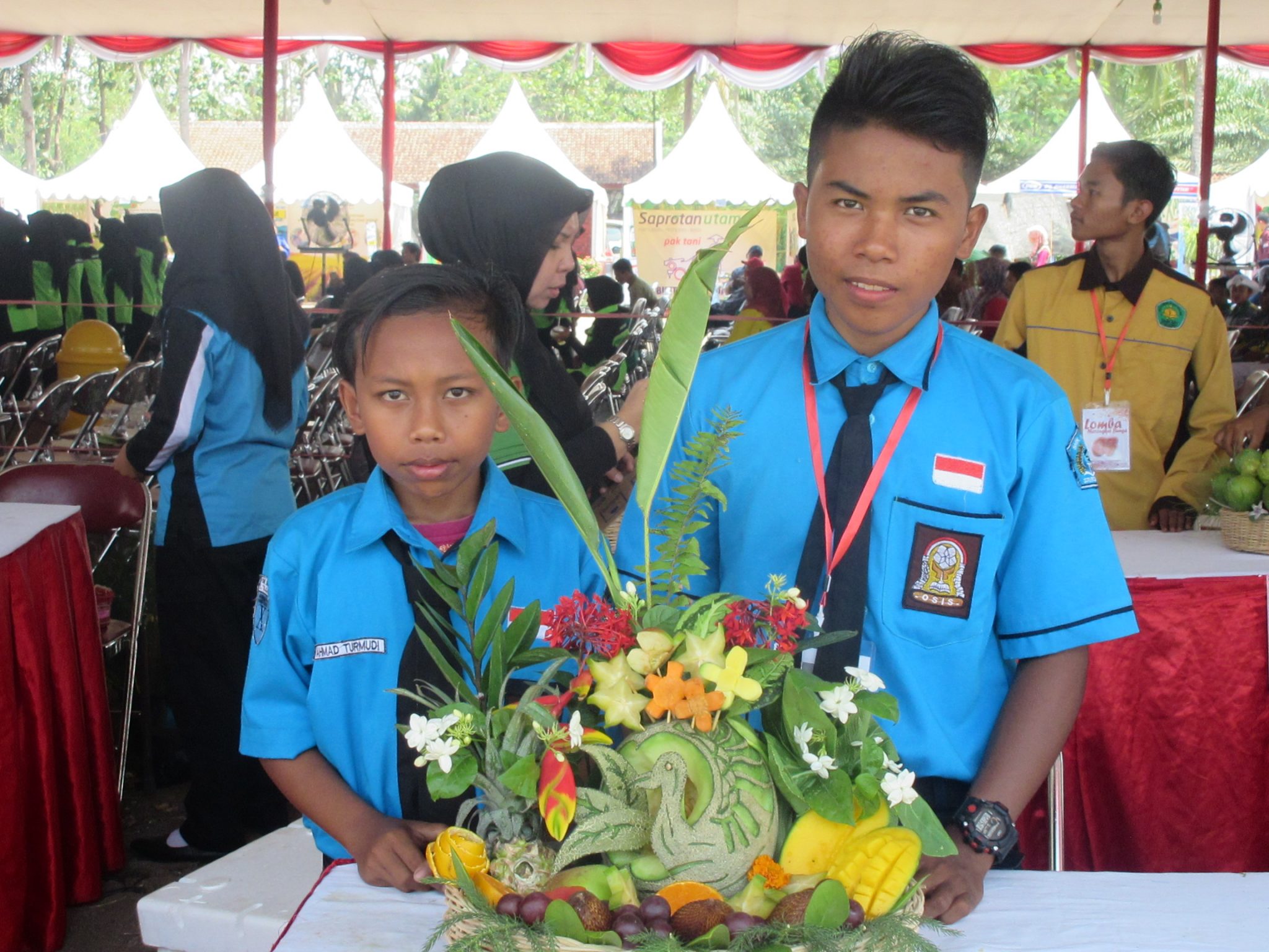Juara 1 Lomba Merangkai Tanaman Bunga-Buah Meja Tingkat Provinsi
